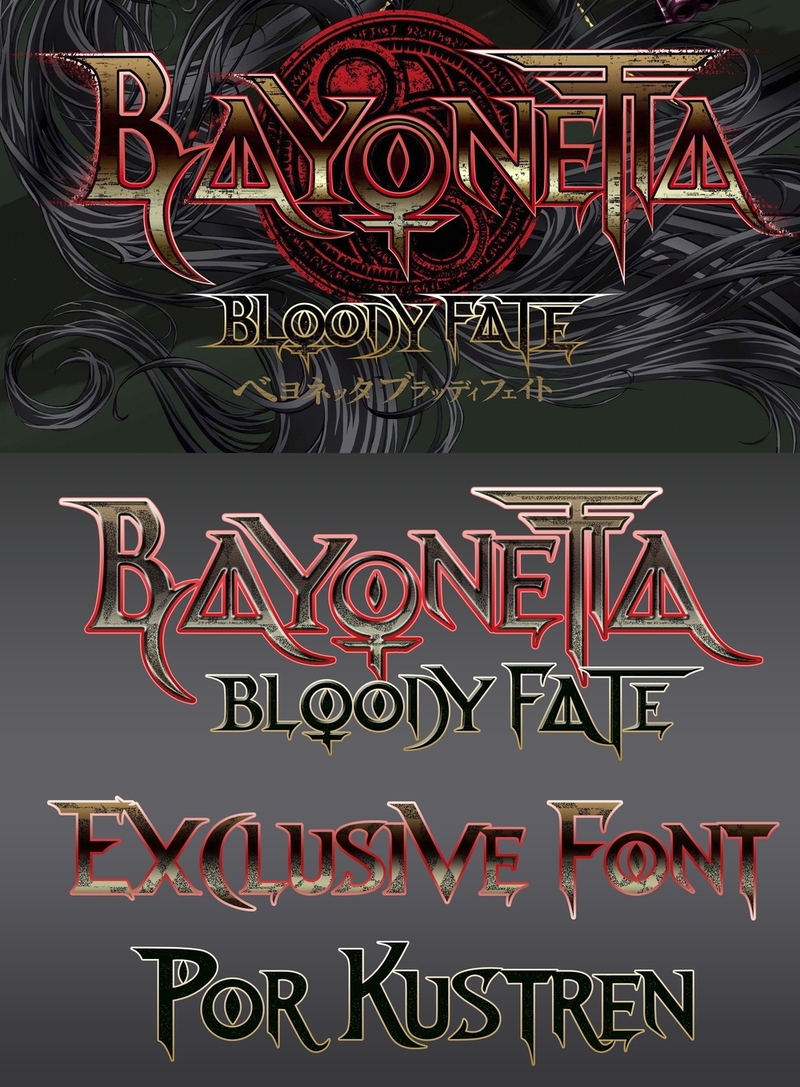 Bayonetta Font it`s free - libre para uso personal by kustren on DeviantArt