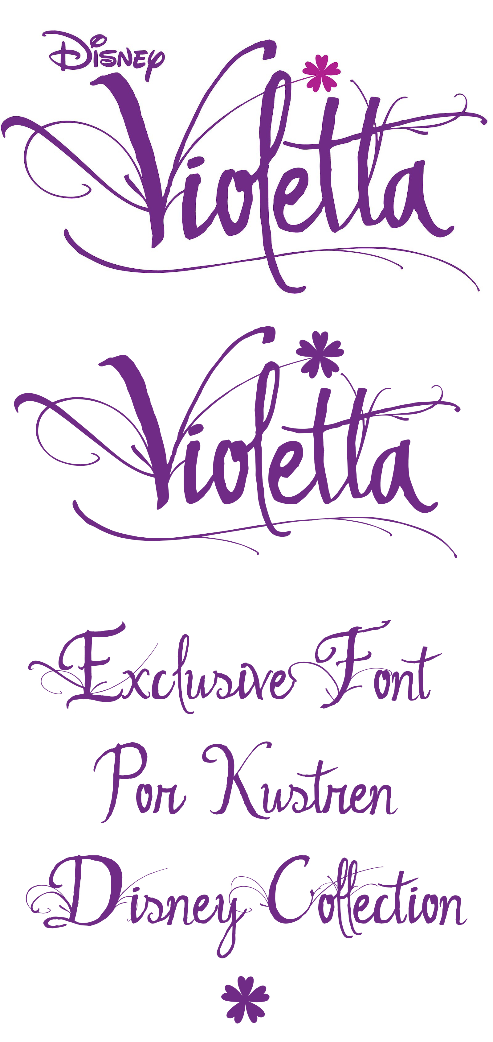 Violetta font Ver. 3 - PROXIMAMENTE... by kustren on DeviantArt
