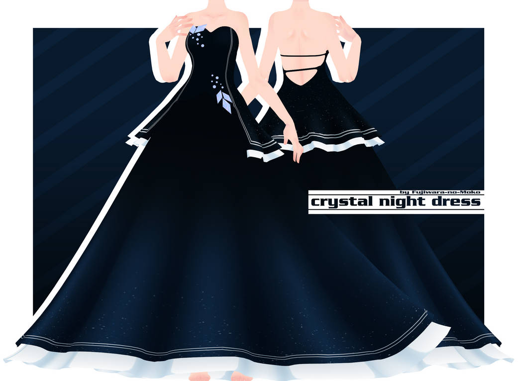 Crystal Night Dress [Download] by Fujiwara-no-Moko on DeviantArt