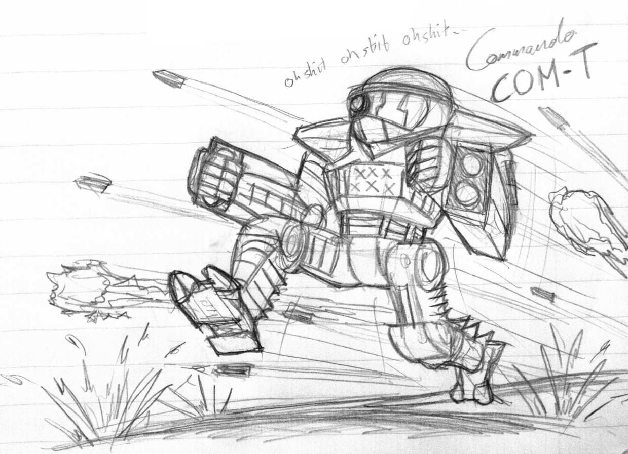 MWO Doodles: Commando by Scorpion-Strike on DeviantArt
