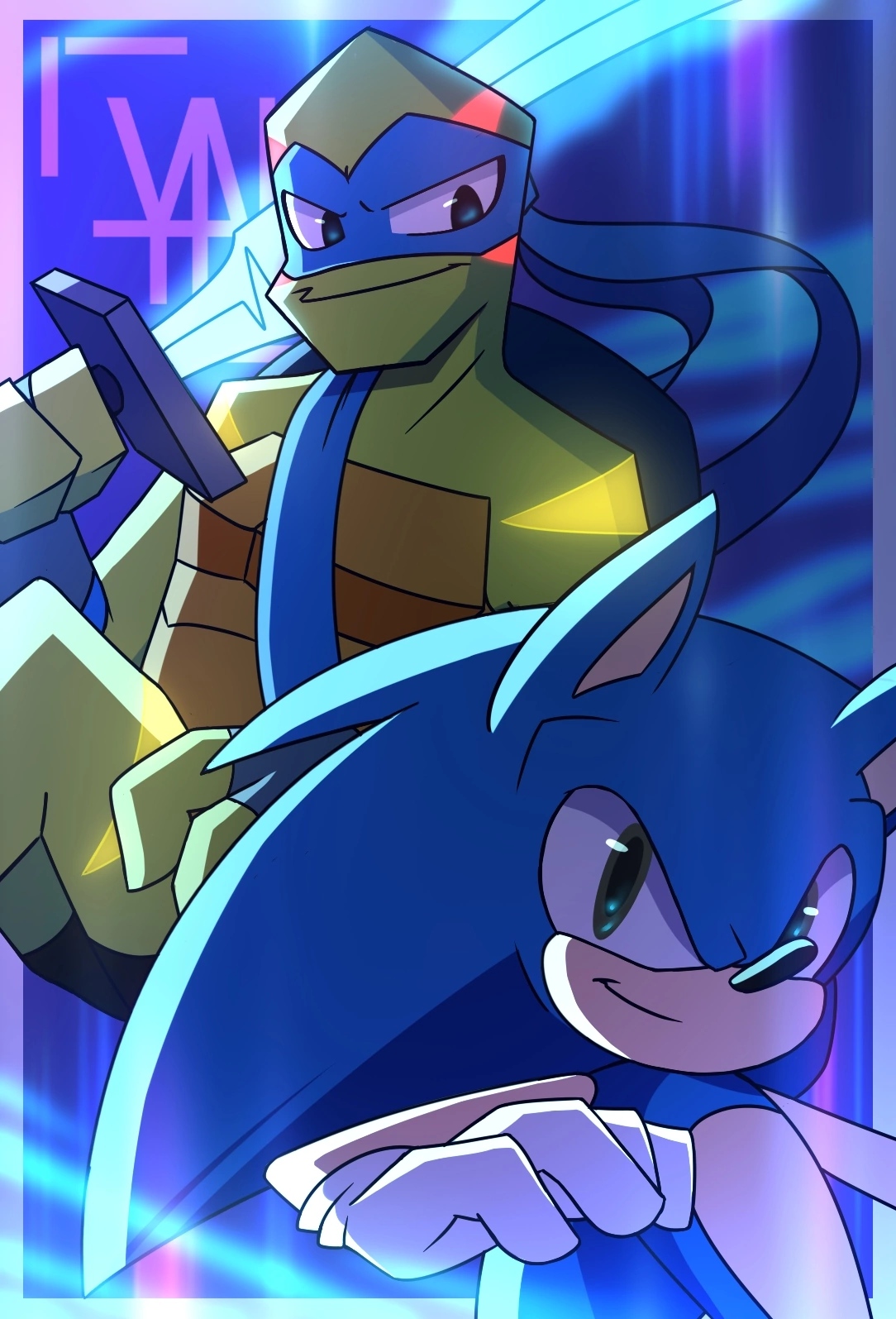 Sonic and Leo (crossover) by YaraNalin on DeviantArt