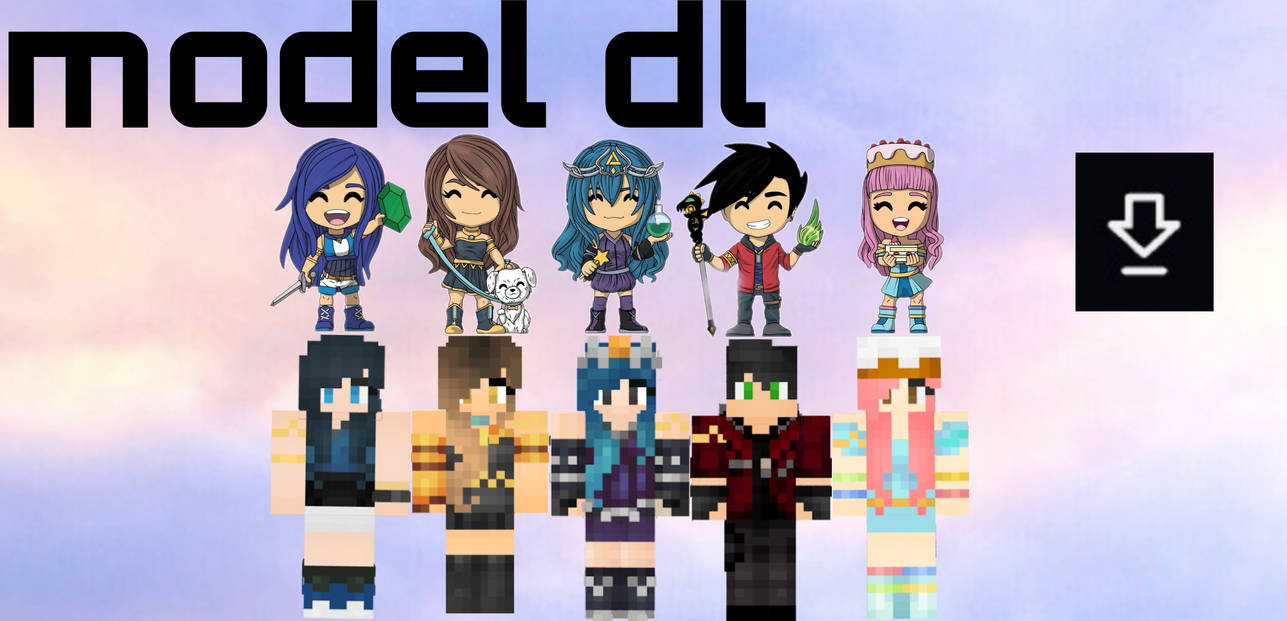 Itsfunneh Friends Model mmd dl by gamefriden10 on DeviantArt