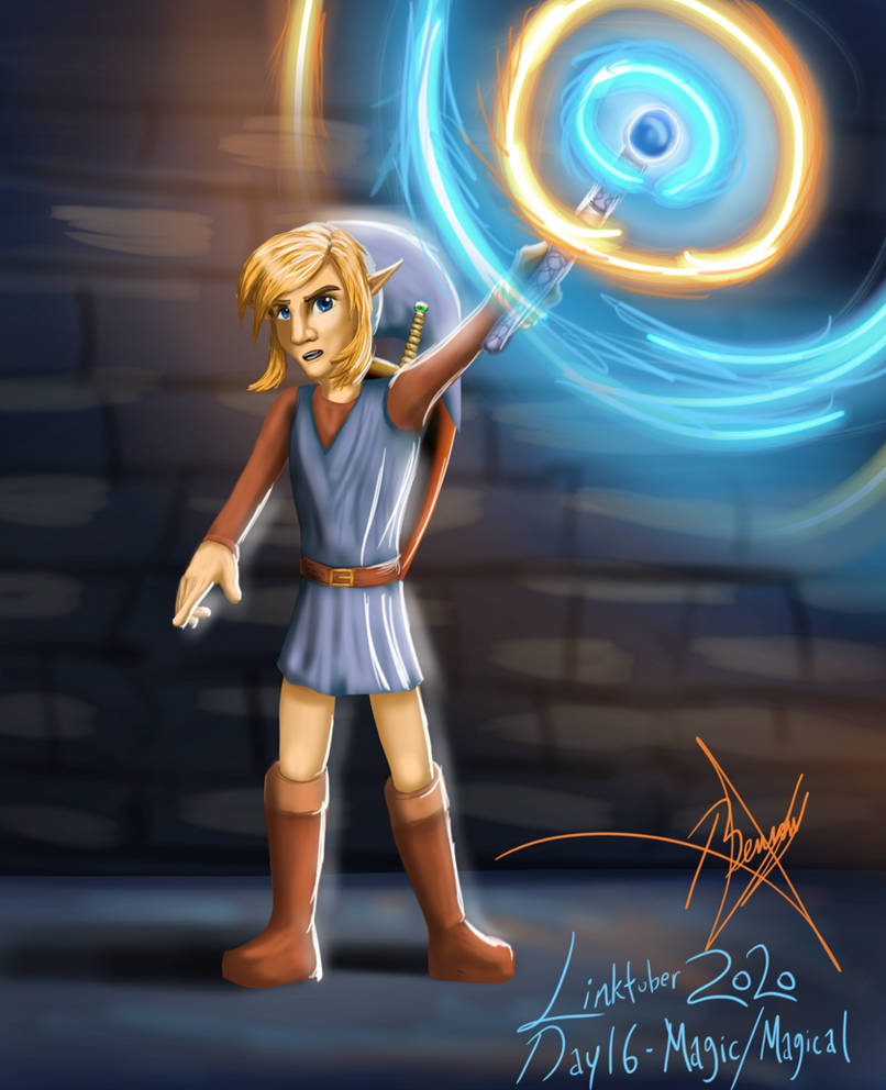 Link obtains the Magical Rod by TheBensonian on DeviantArt