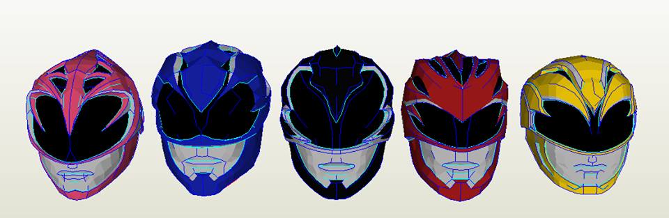 Green Ranger Helmet Pepakura