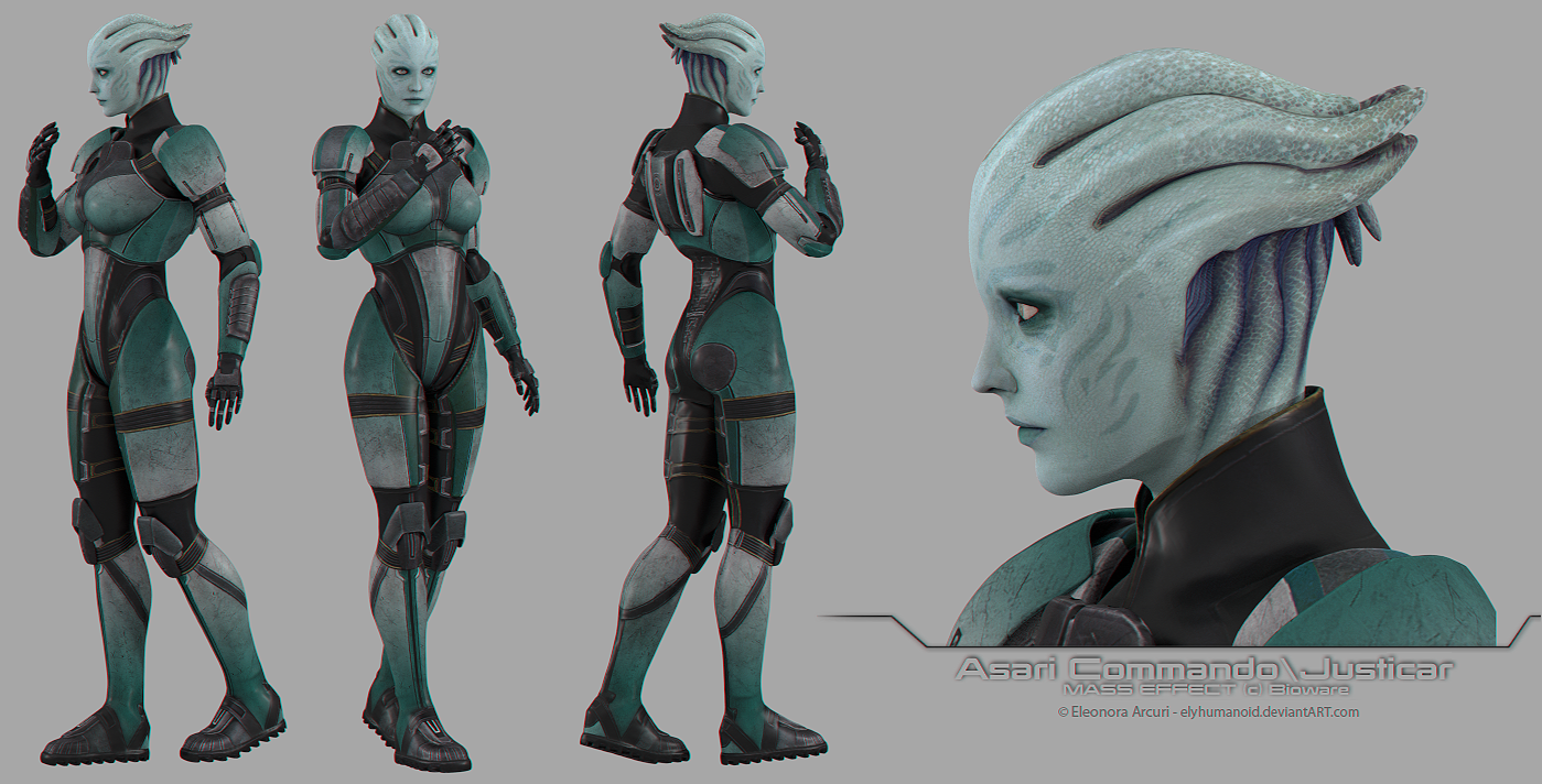 Mass Effect Asari Commando