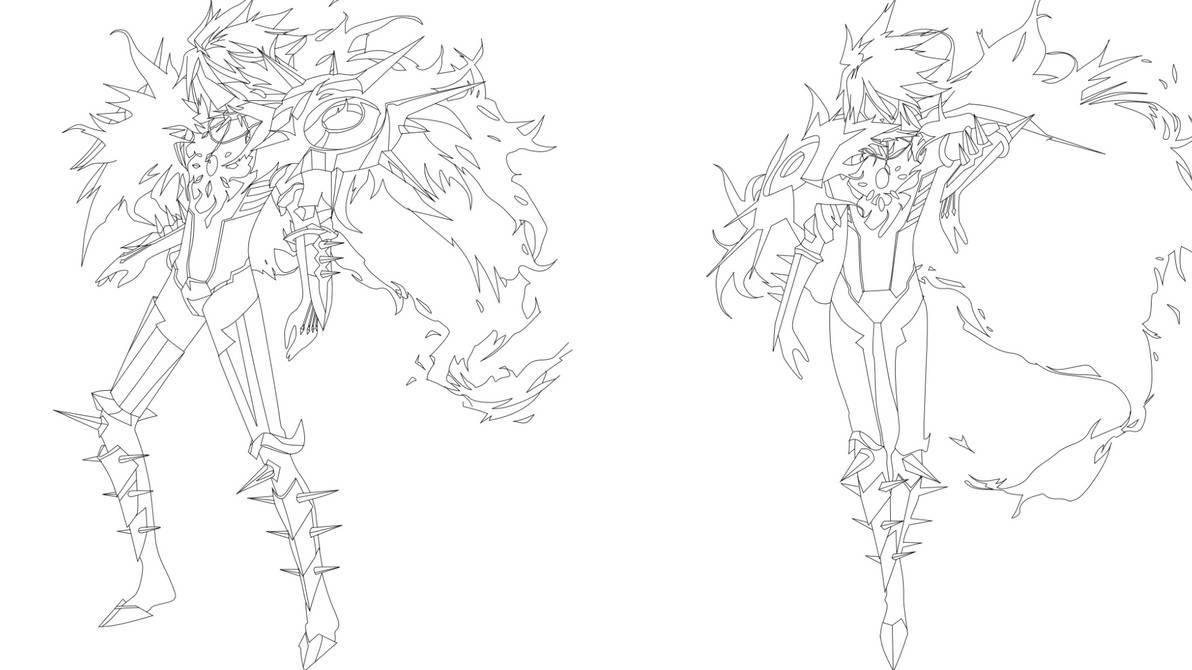 Karna Fate Apocrypha Lineart Pack by Yuki-Neh on DeviantArt