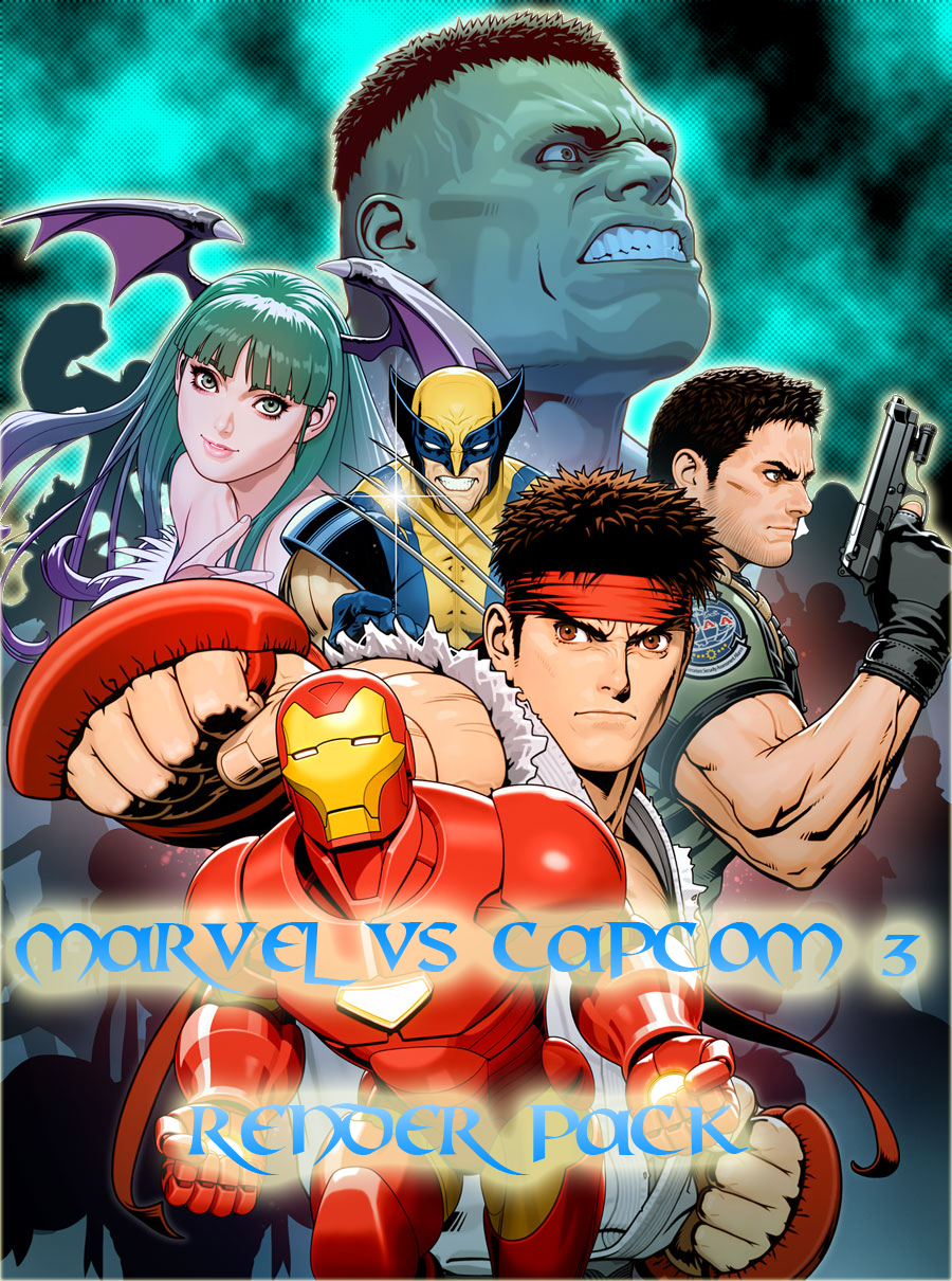 Marvel vs Capcom 3 - Renders by LeonWrightHearts on DeviantArt