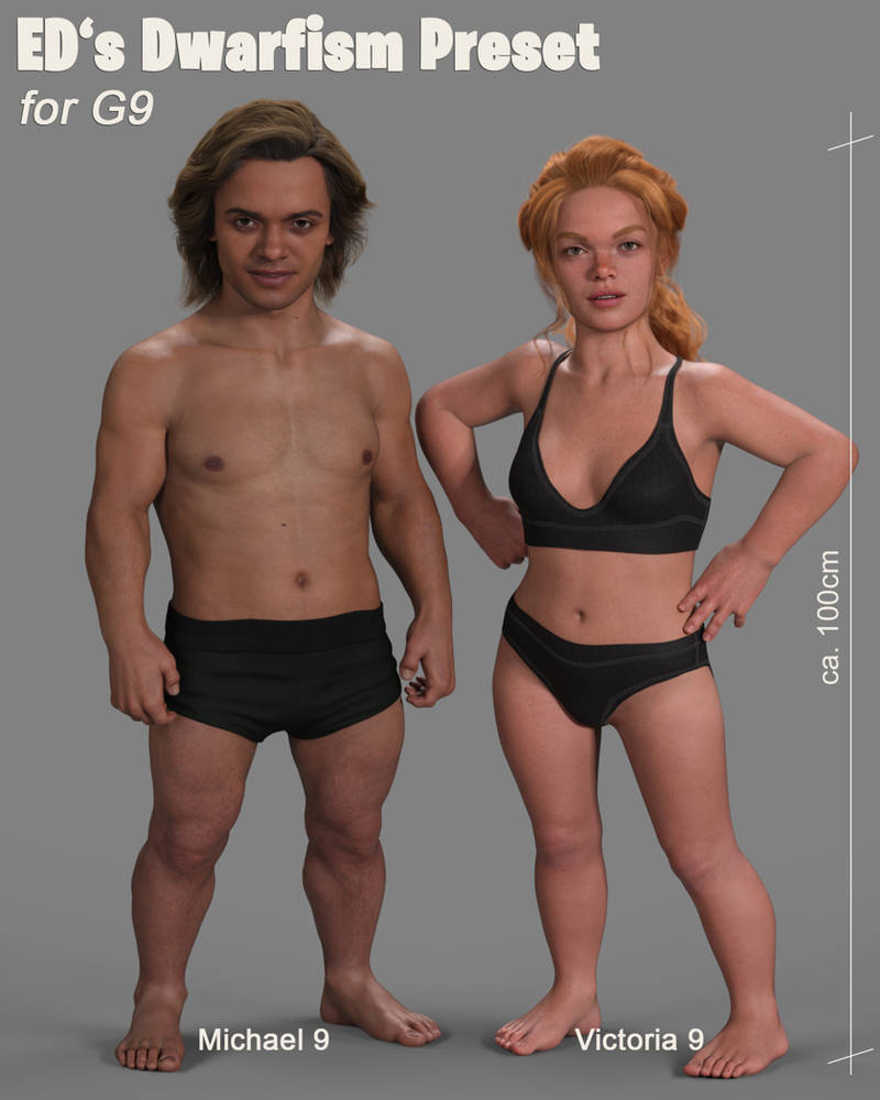 Freebie: ED's Dwarfism Preset for G9 by Edheldil3D on DeviantArt