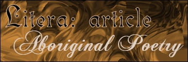 Sum06: Aboriginal Poetry by Litera on DeviantArt