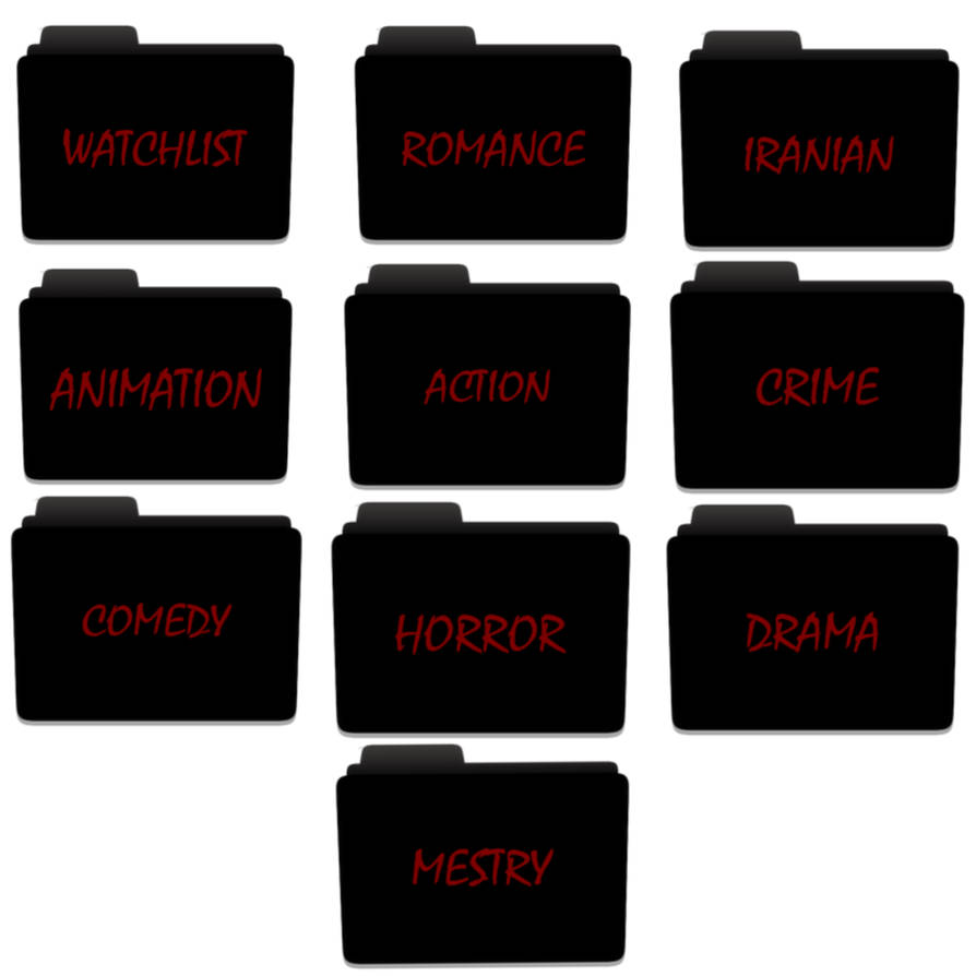 Genre Folder Icon Pack by erfanshp on DeviantArt