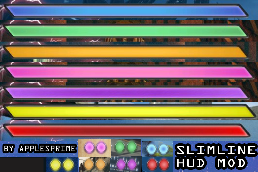 Slimline - HUD Mod - UPDATED (Tekken 7) by applesprime on DeviantArt