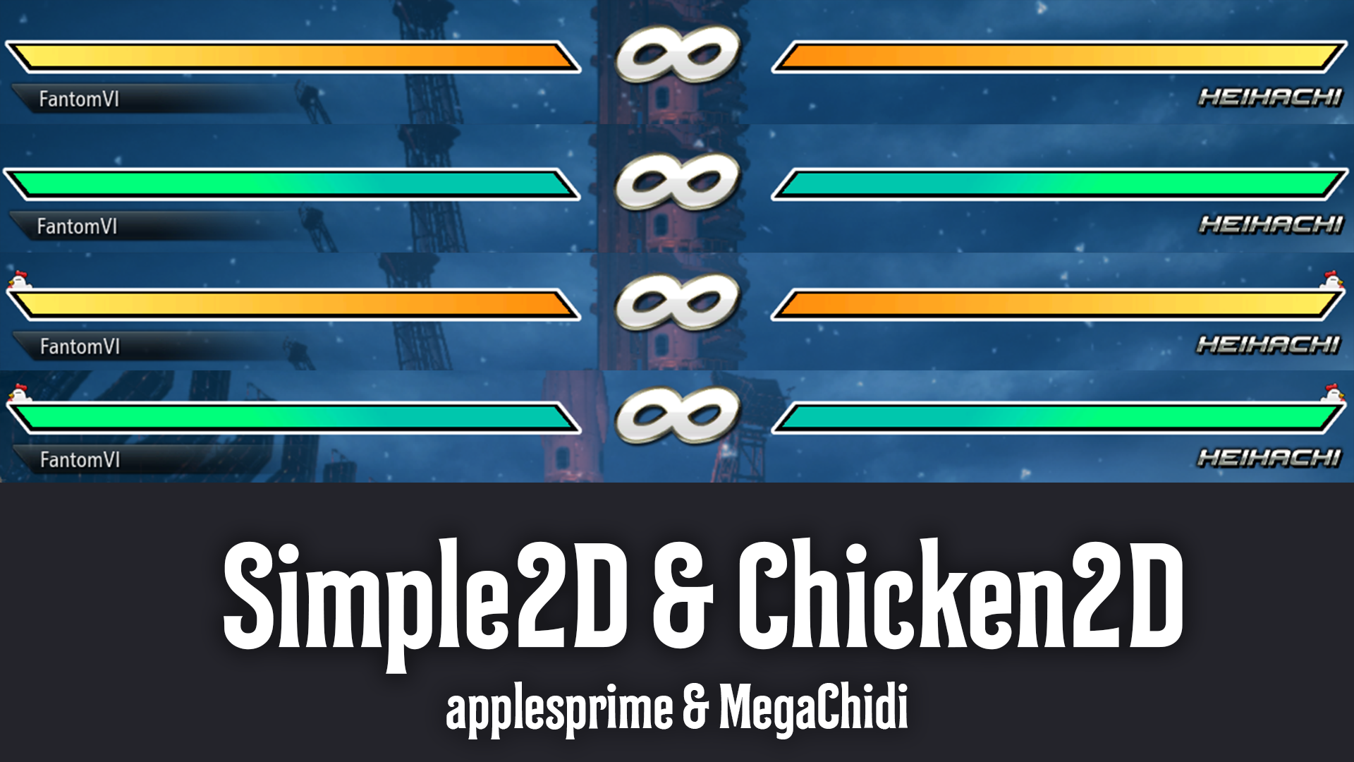 2DLife - Simple and Chicken 2D Life Bars by applesprime on DeviantArt