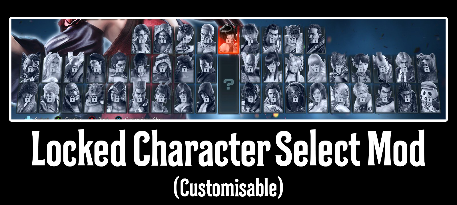Locked Character Select Mod Customisable By Applesprime On Deviantart