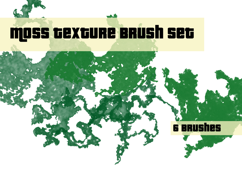 Moss Brush set by rev-jesse-c-stock on DeviantArt