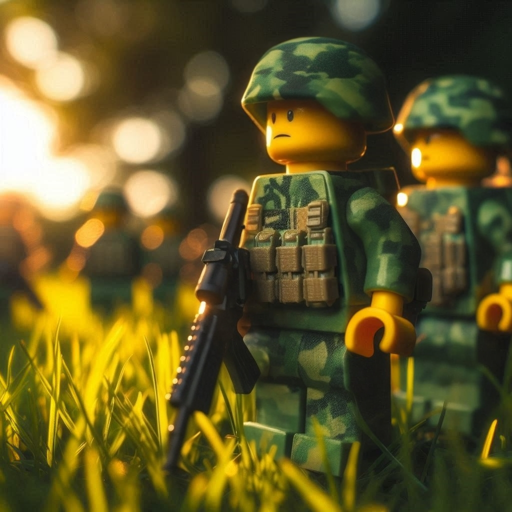 Swedish soldiers in M90 uniforms. Lego by LarsGunnar2 on DeviantArt