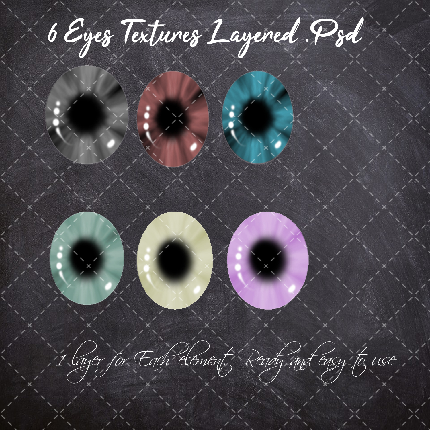 EYES TEXTURES KIT PACK - SPECIAL SALE - PSD by DigitalFantasiesArt on ...