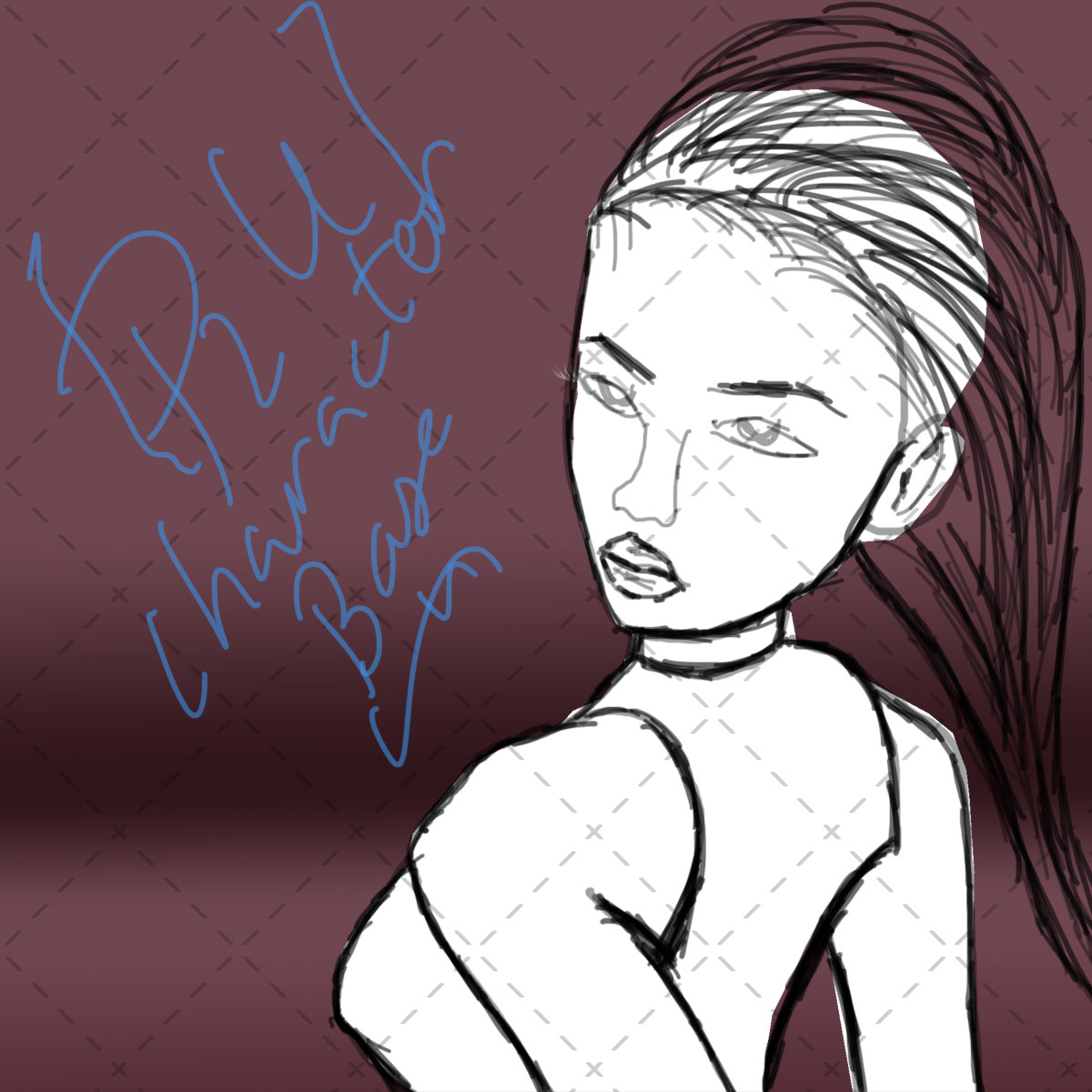 [p2u] 015 CHARACTER LINEART BASE PSD by DigitalFantasiesArt on DeviantArt