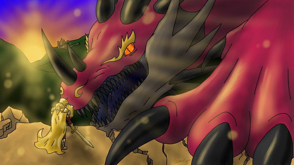 Giant Dragon by Sparkgon on DeviantArt