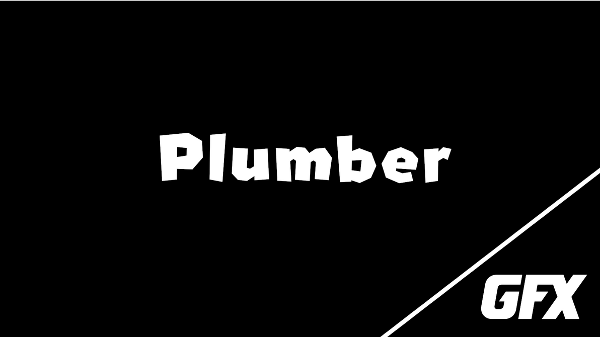 Plumber Font by GiffexDesign on DeviantArt