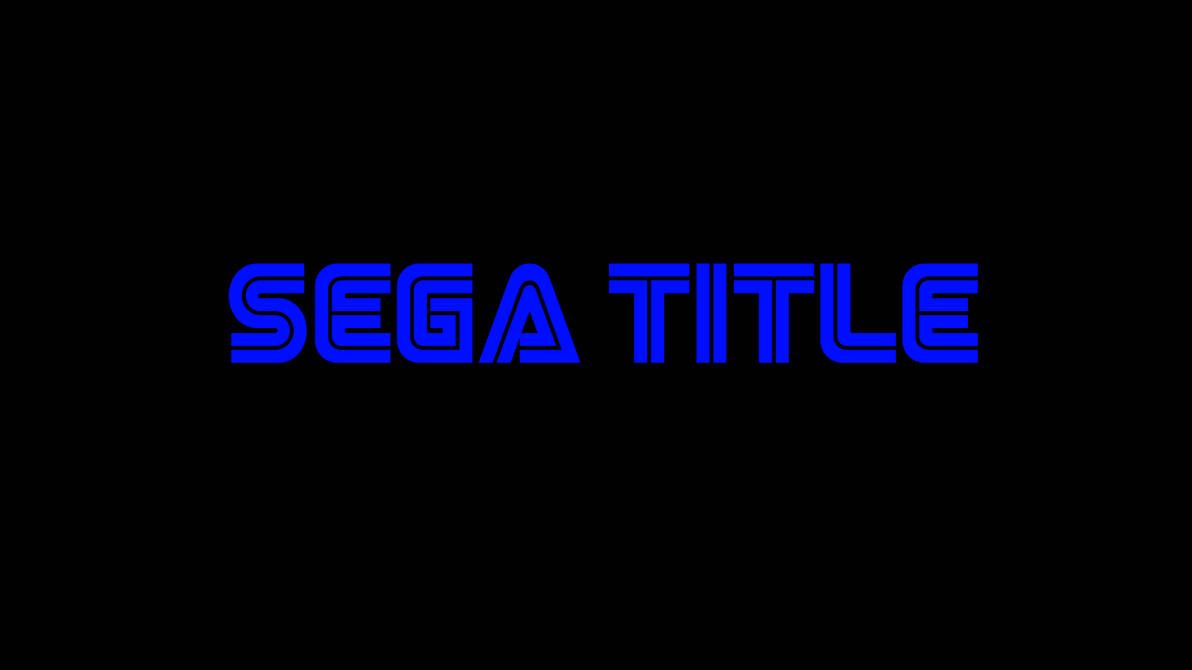 SEGA Title by GiffexDesign on DeviantArt