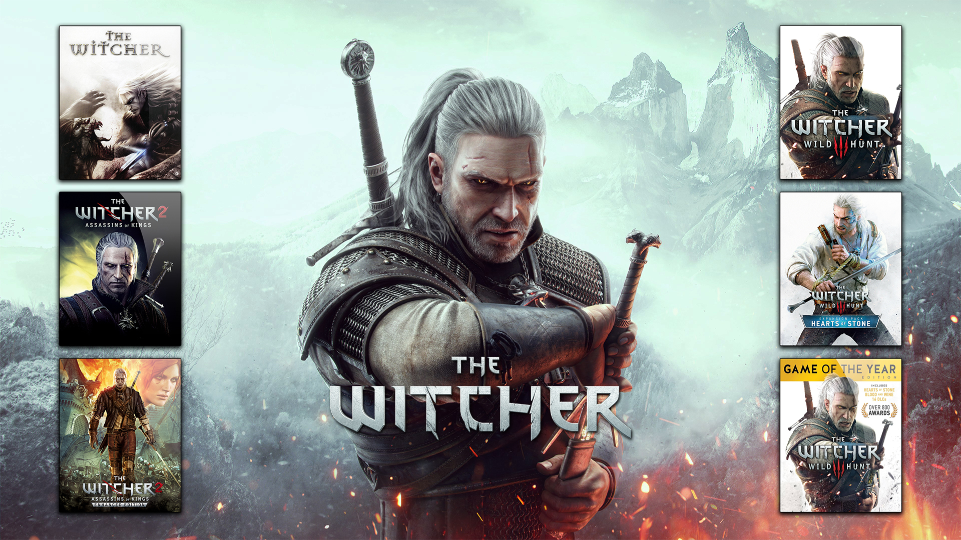 The Witcher Collection by DA-GameCovers on DeviantArt