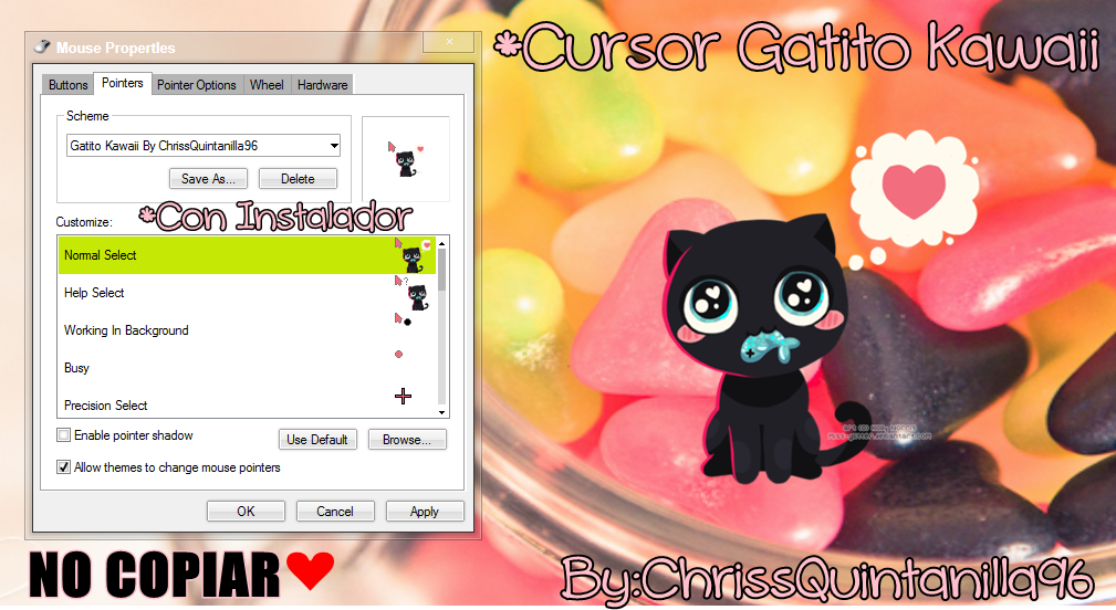Cursor Neko Kawaii by ChrissQuintanilla on DeviantArt