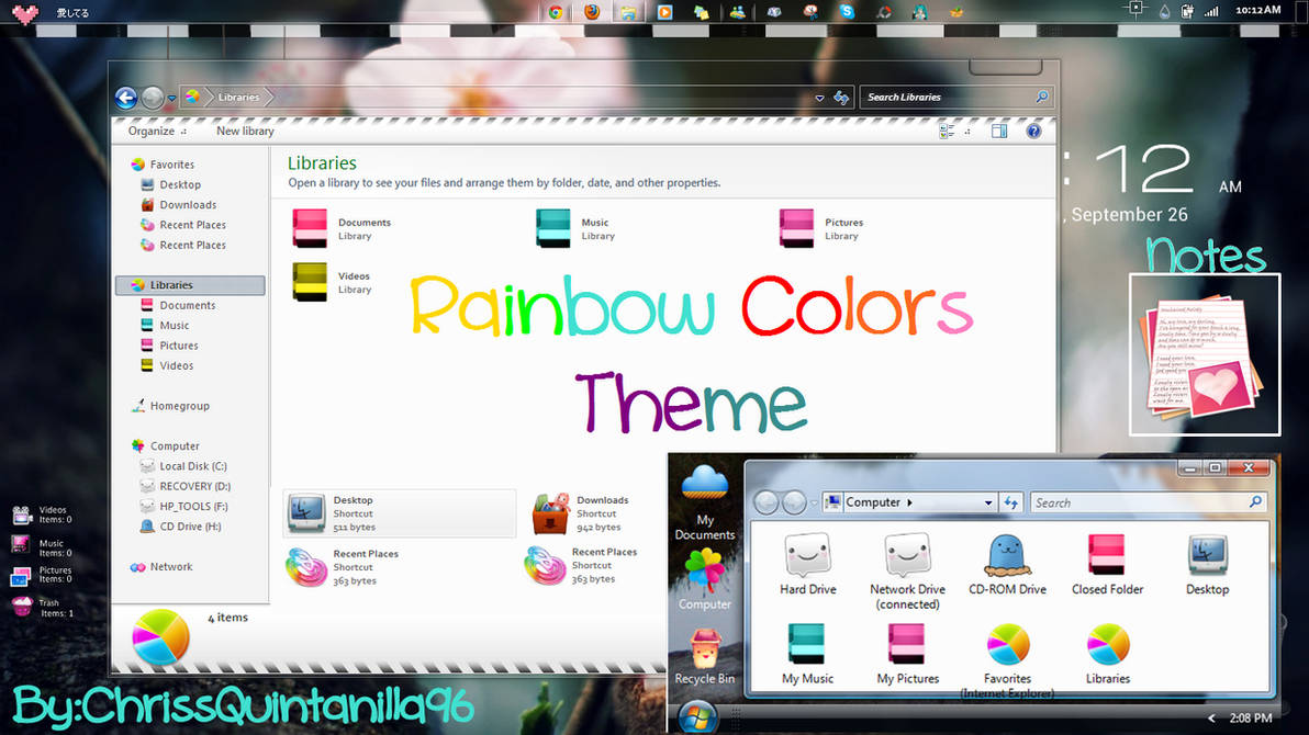 Rainbow Colors Theme (Iconpackger) by ChrissQuintanilla on DeviantArt