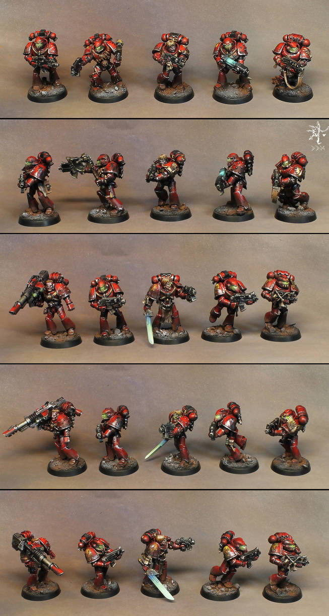 Pre-Heresy Blood Angels Tactical Squad by GiulioDDM on DeviantArt