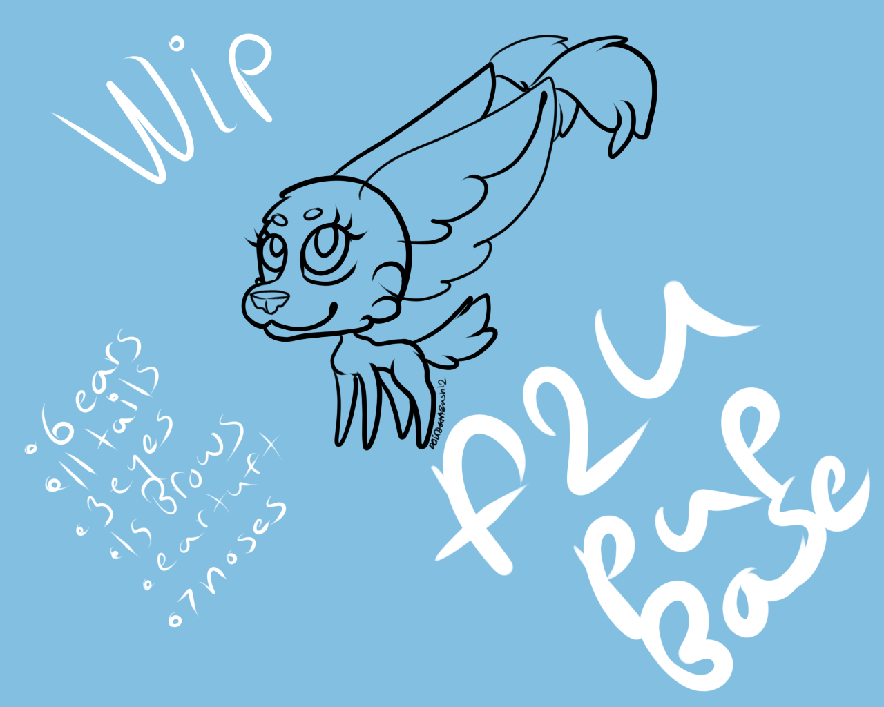 F2U PUP BASE by MadameAsh12 on DeviantArt