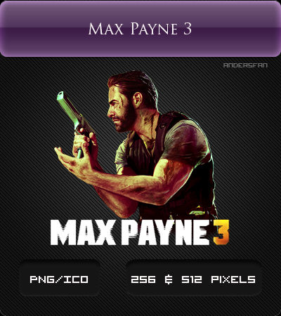 Max Payne 3 Icon by andersfan on DeviantArt