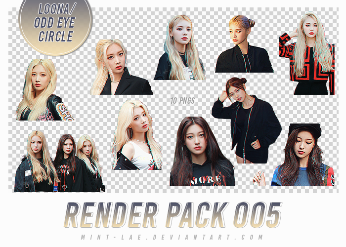 PACK RENDER 005 | LOONA/ODD EYE CIRCLE by mint-lae on DeviantArt