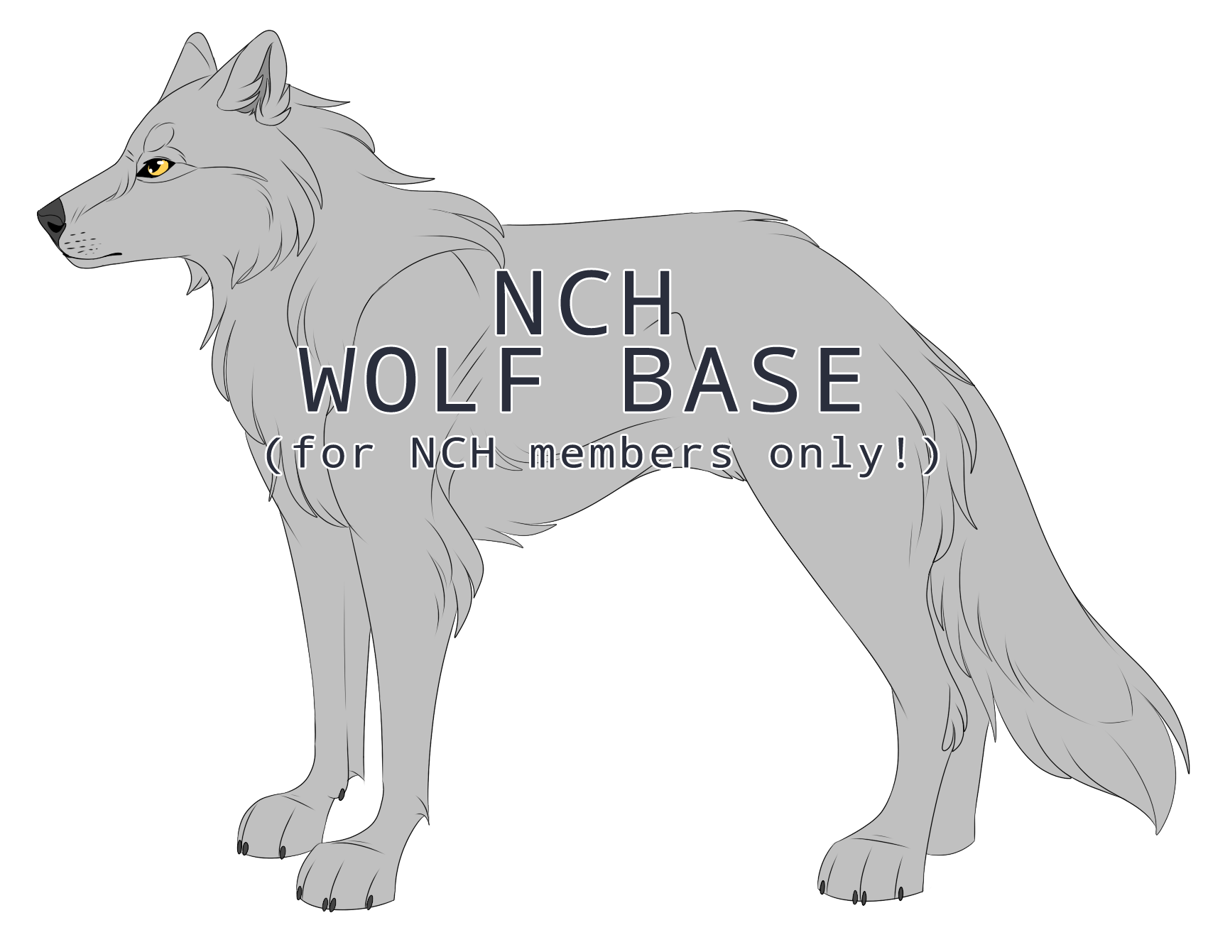 NCH || Wolf Base by NCHadmin on DeviantArt