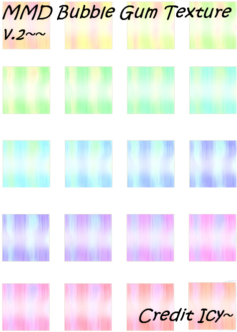 MMD Bubble Gum Texture v.2 by IcyBreeze8 on DeviantArt
