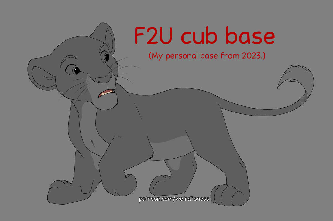 [F2U] Basic Cub Base! by weirdlioness on DeviantArt