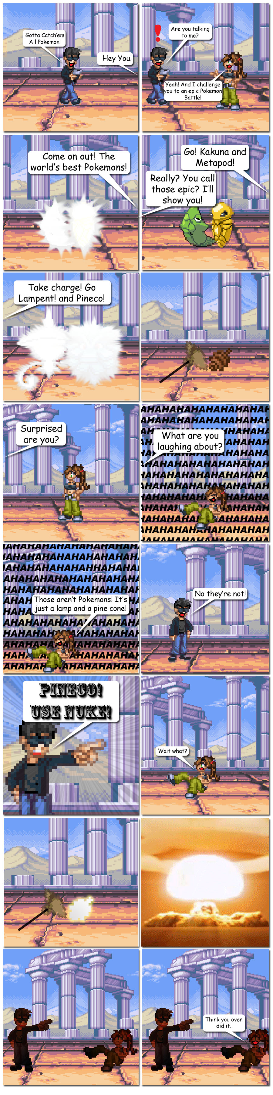 Pokemon Battle Kari vs Zeta by ZatchZ on DeviantArt