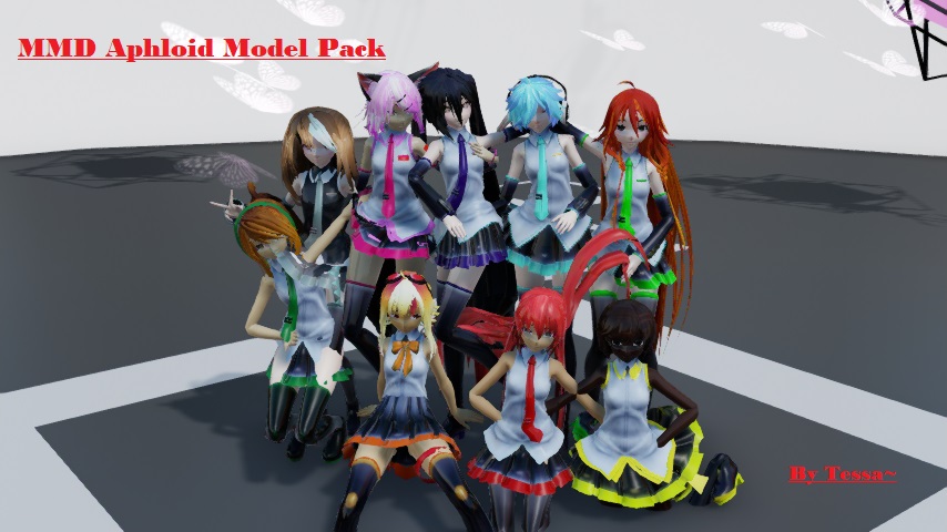 Aphmau Aphloid - Default Models by Tessa-Gray-44 on DeviantArt