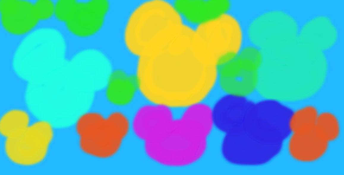 Colorful Mickey Mouse Heads!!!! by andrea525 on DeviantArt