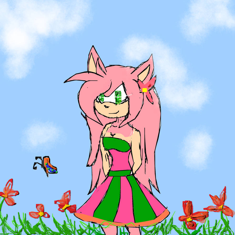 Amy Rose summer dress by Blazeingheart on DeviantArt