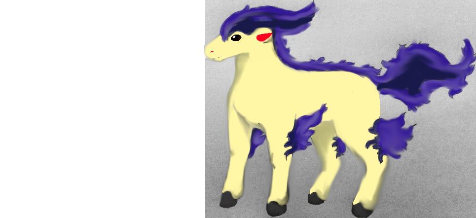 Shiny Ponyta by diamondgreen7 on DeviantArt