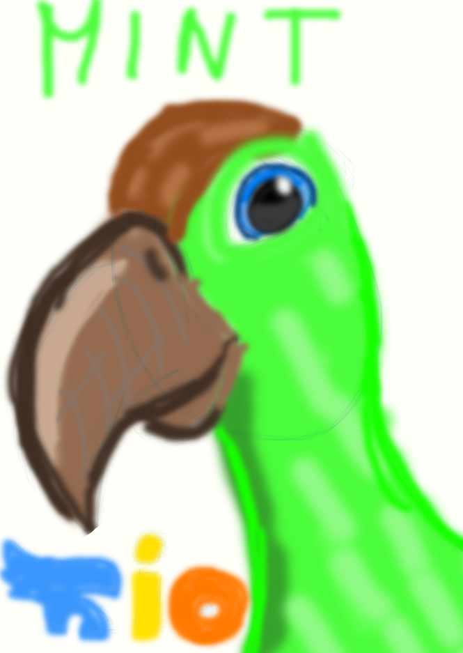 Mint tithe parrot in RIO by BugsBunnyFanNo1 on DeviantArt
