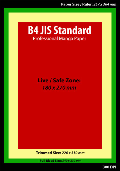 B4 Manga Template - 300 dpi by HeyTayHolt on DeviantArt
