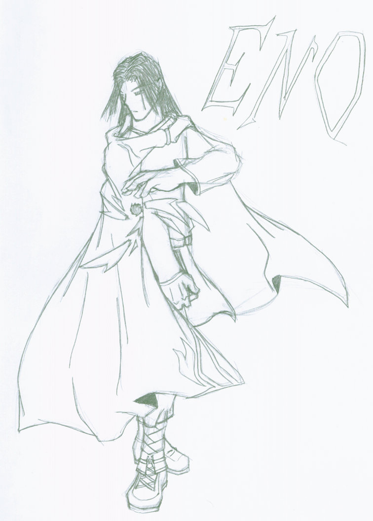 Eno- uncolored by EnoehT on DeviantArt