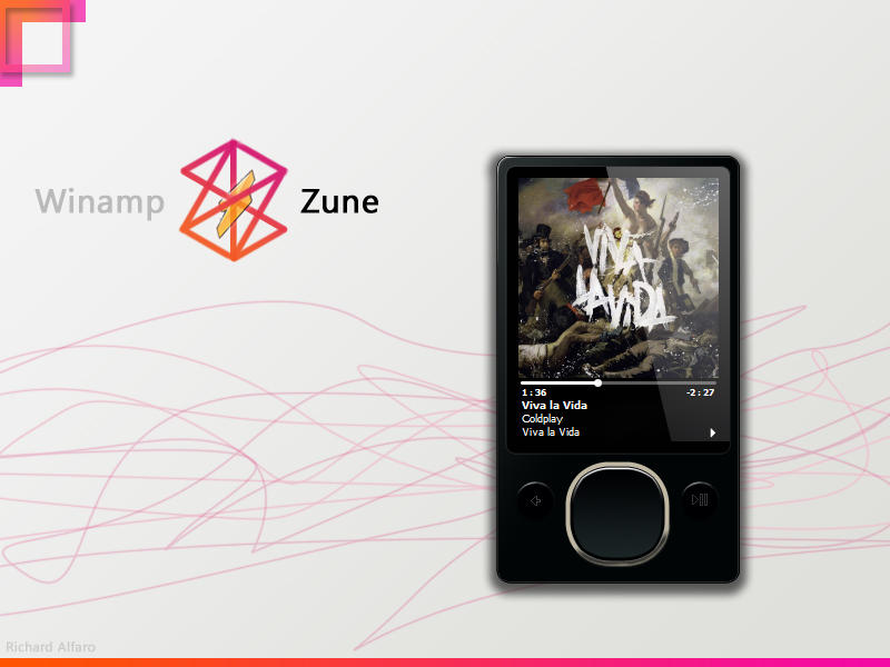 Winamp Zune by elralfaro on DeviantArt