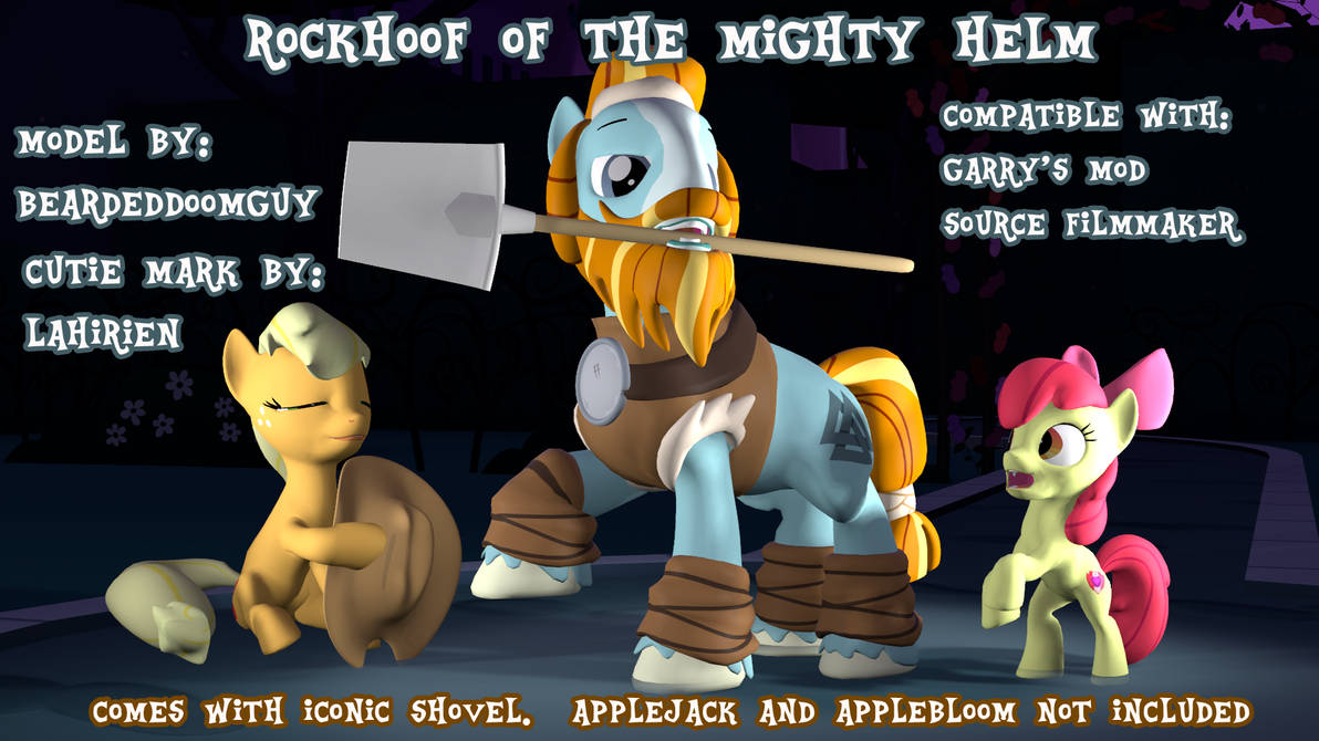 My Little Pony Model: Rockhoof by BeardedDoomGuy by daimando on DeviantArt