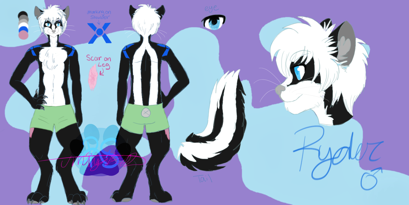 Ryder Sylvia's 2016 ref sheet by Endless-Sunshine on DeviantArt