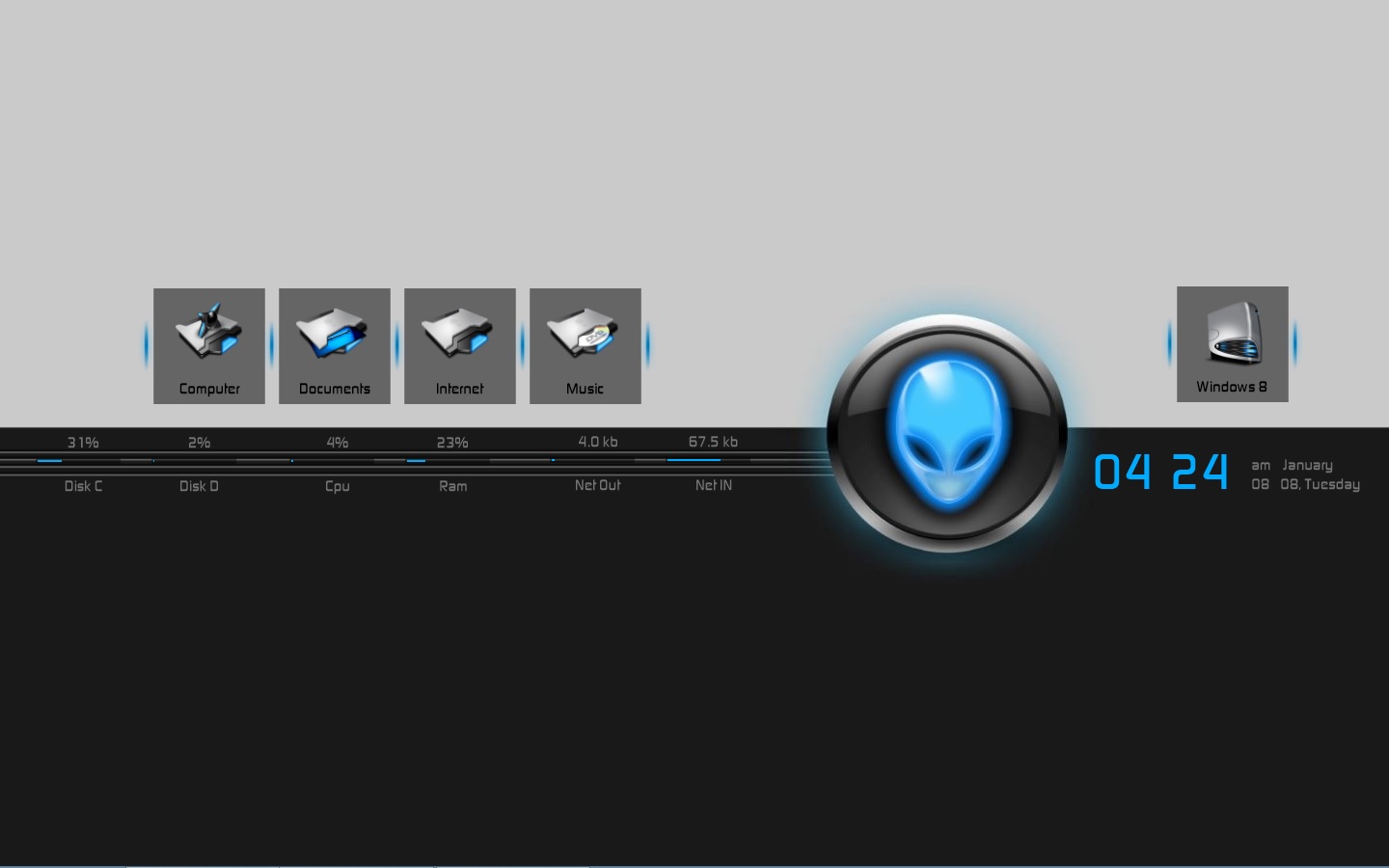 :: ALIEN DESK :: by DarkEagle2011 on DeviantArt