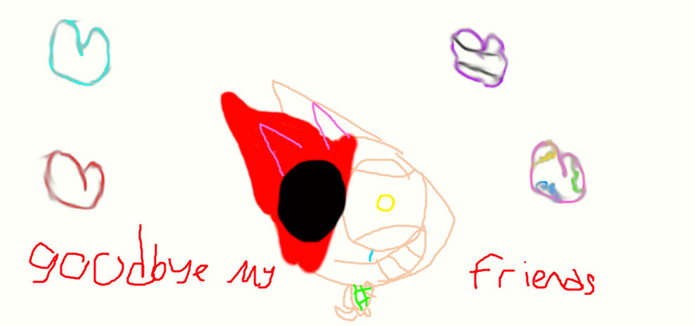 Goodbye my friends by Jaydenwolf07 on DeviantArt