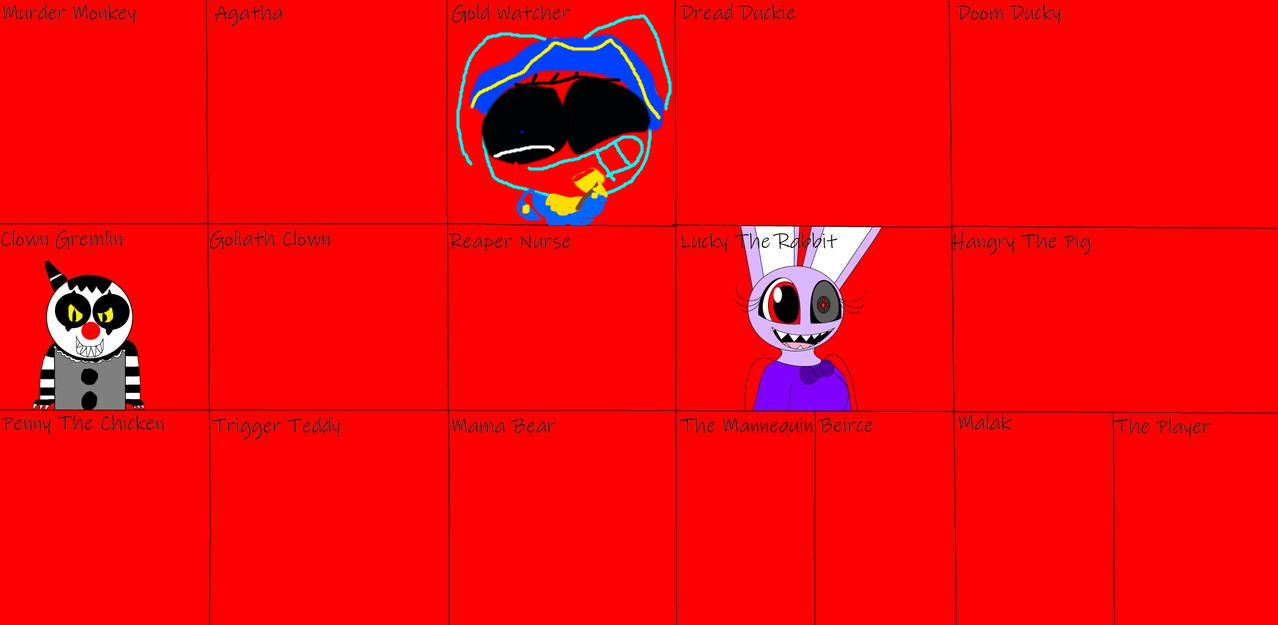 Dark Deception Collab Gold watcher by Jaydenwolf07 on DeviantArt