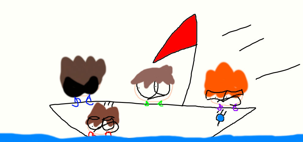 riding on a boat (gone wrong) by Jaydenwolf07 on DeviantArt