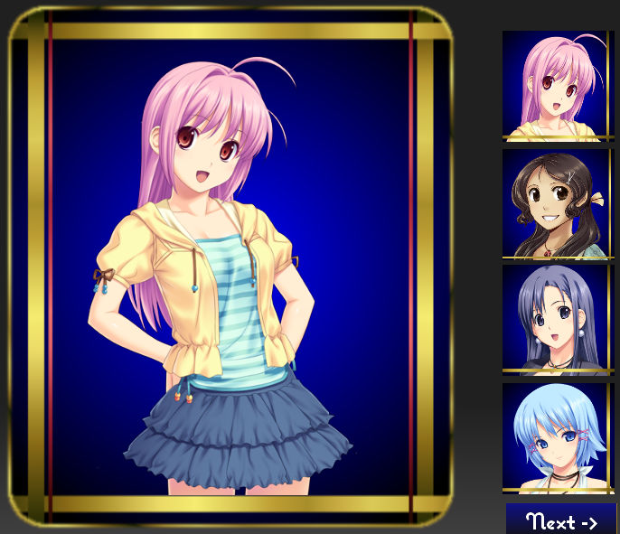 Character Selection: Game Concept by Vixeria on DeviantArt